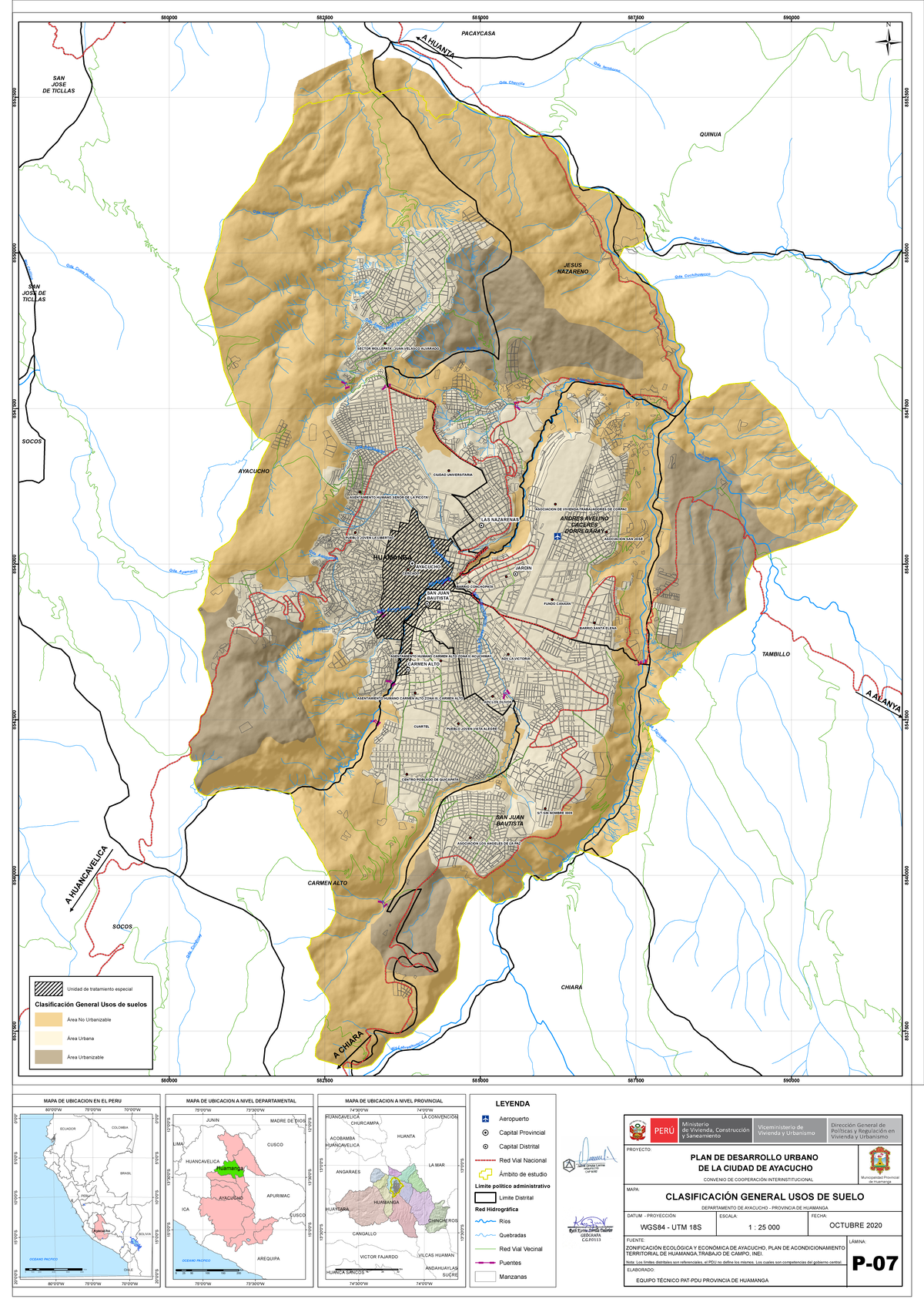 07 Mapa de Clasificación General de Usos de suelos