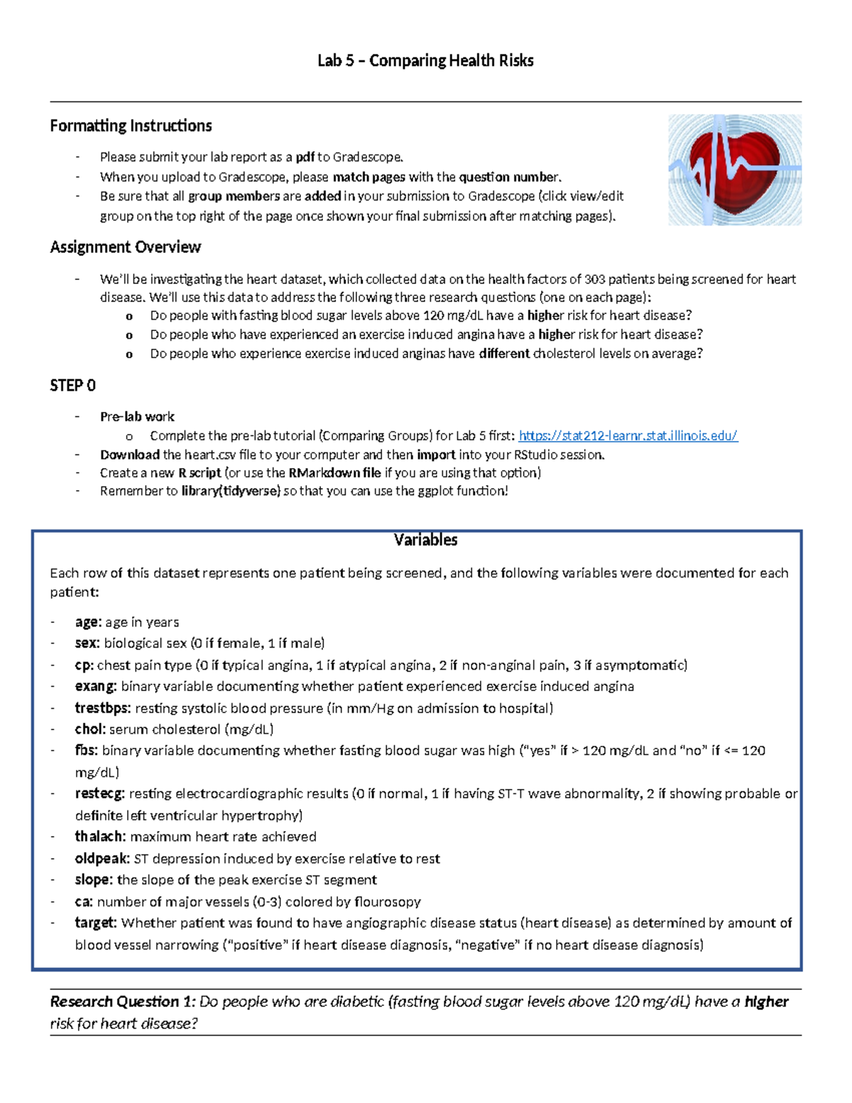 Lab 5 - Health Risks - Instructions-3 - Lab 5 – Comparing Health Risks ...