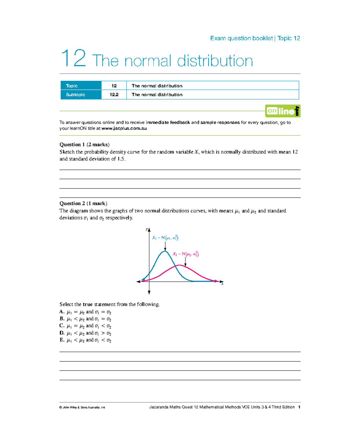 Ch 12 - methods review - Studocu