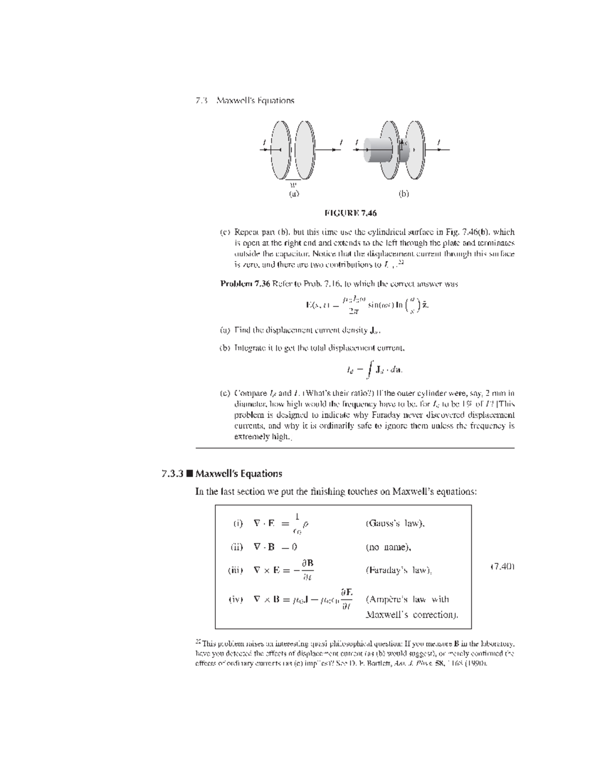 7.3.3 Maxwell’s Equations - PHYS 401 - Studocu