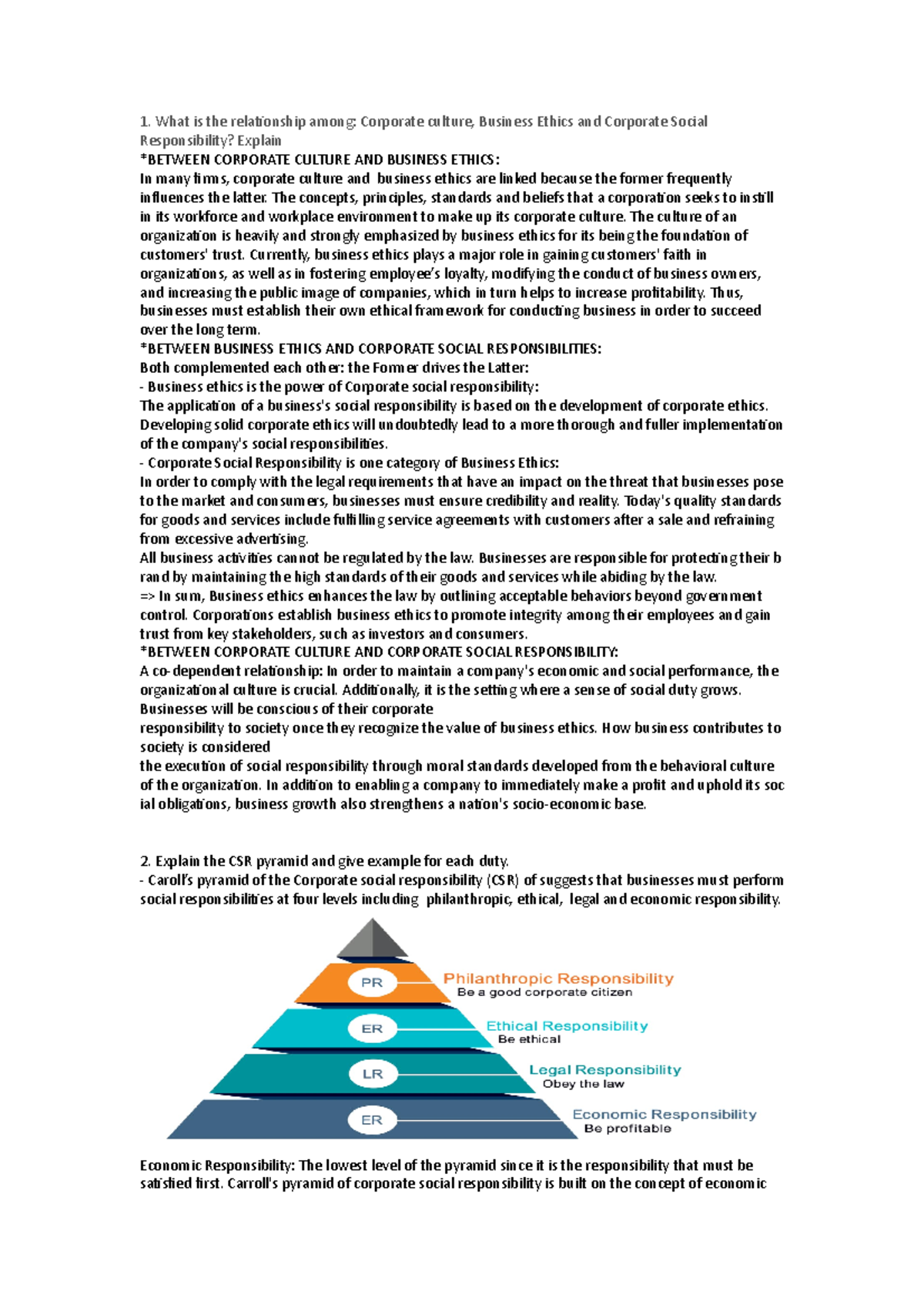 1 - my assignment for pom - What is the relationship among: Corporate ...