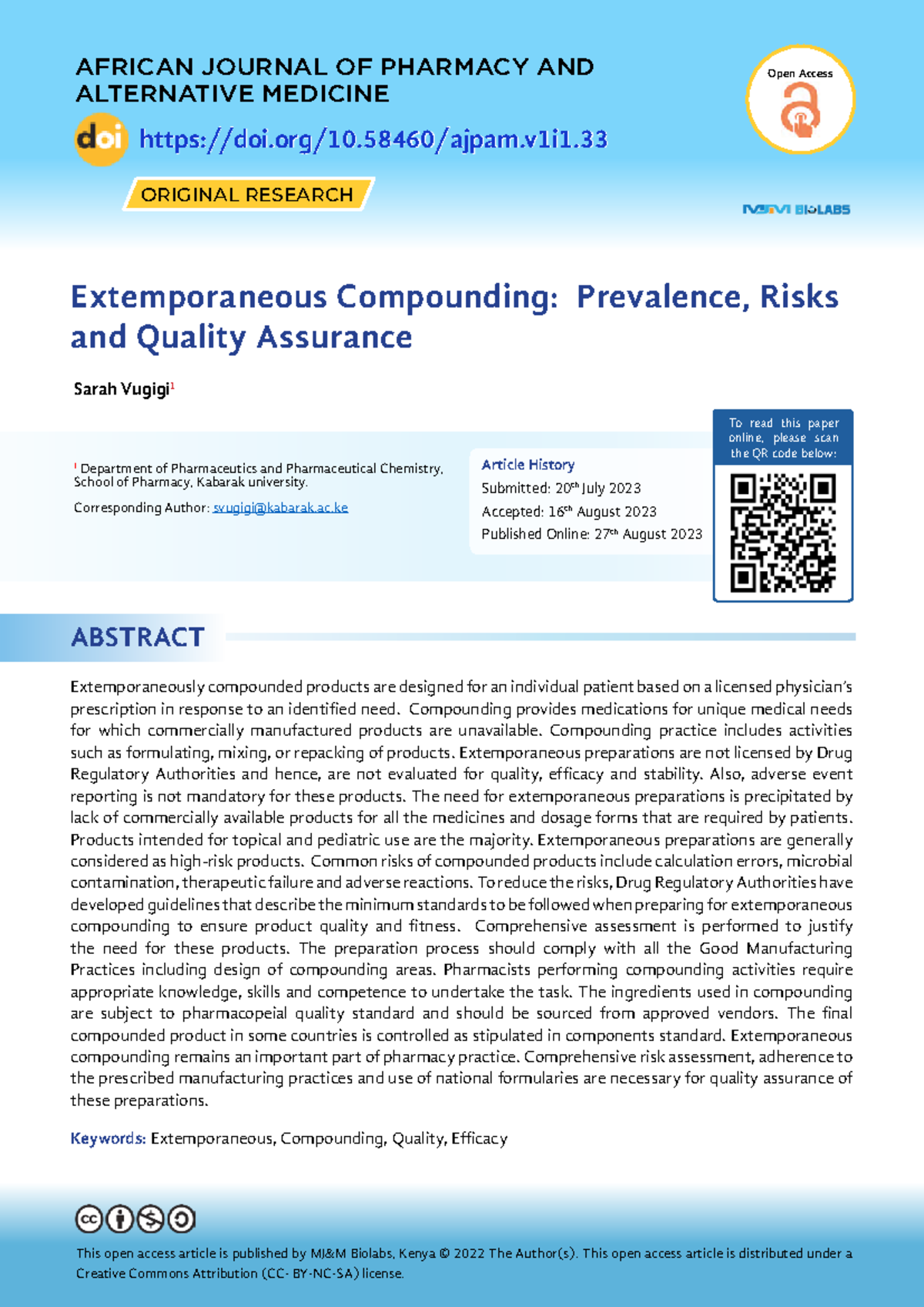 Ajpam+04+23+A - Ajpam+04+23+A - Sarah Vugigi 1 Extemporaneous ...