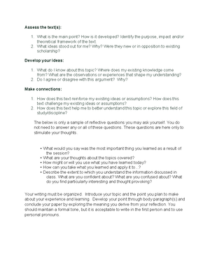 Prof. Development Plan - ADMS 4495 – Professional development paper ...