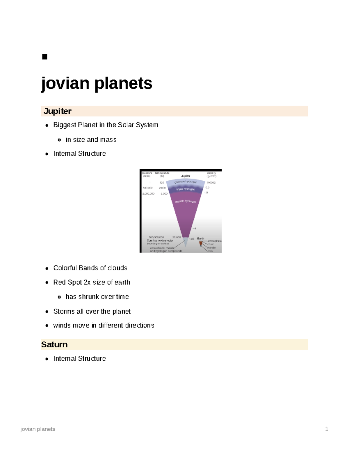 Jovian planets - Methane clouds reflect blue light to space. methane ...