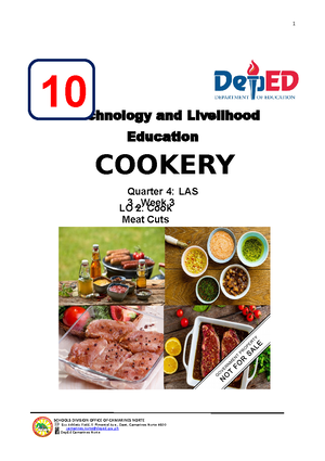 Cookery-10 Q4 LAS-1 Week-1-6- Edited - Republic of the Philippines ...