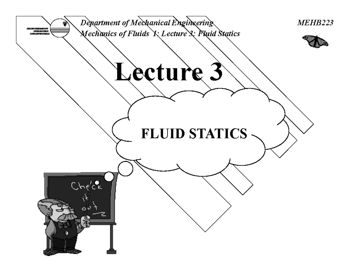 Lecture 3 - consists of required knowledge for fundamental in fluids ...