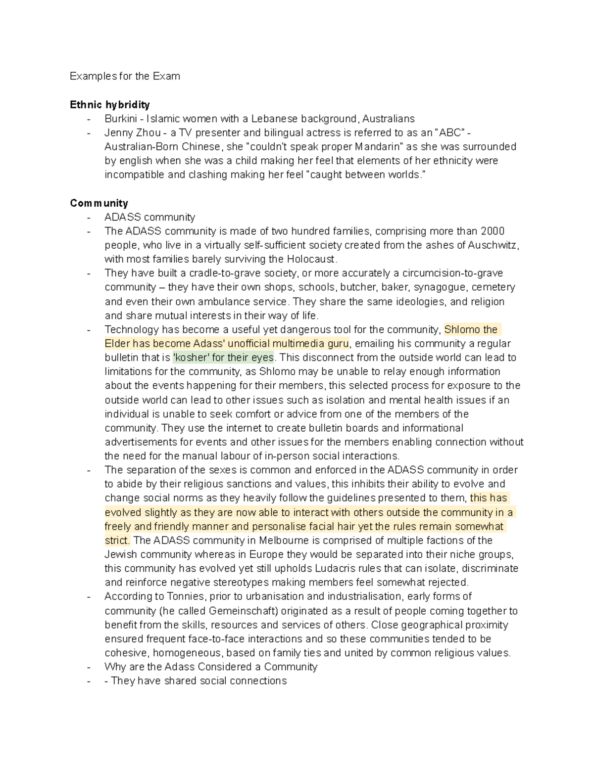 Examples for the Exam - slay have funxoxox - Examples for the Exam ...