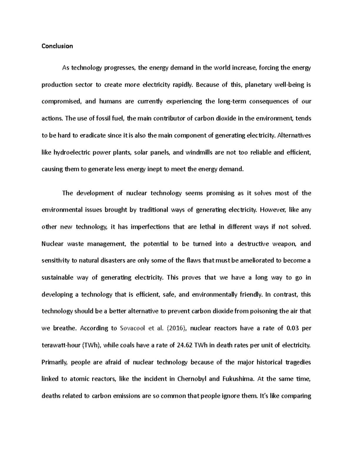 Conclusion labreport #5 - Conclusion As technology progresses, the ...