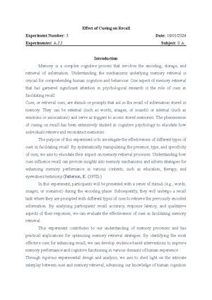 2 Habit Interference - full experiment - Habit Interference Experiment ...