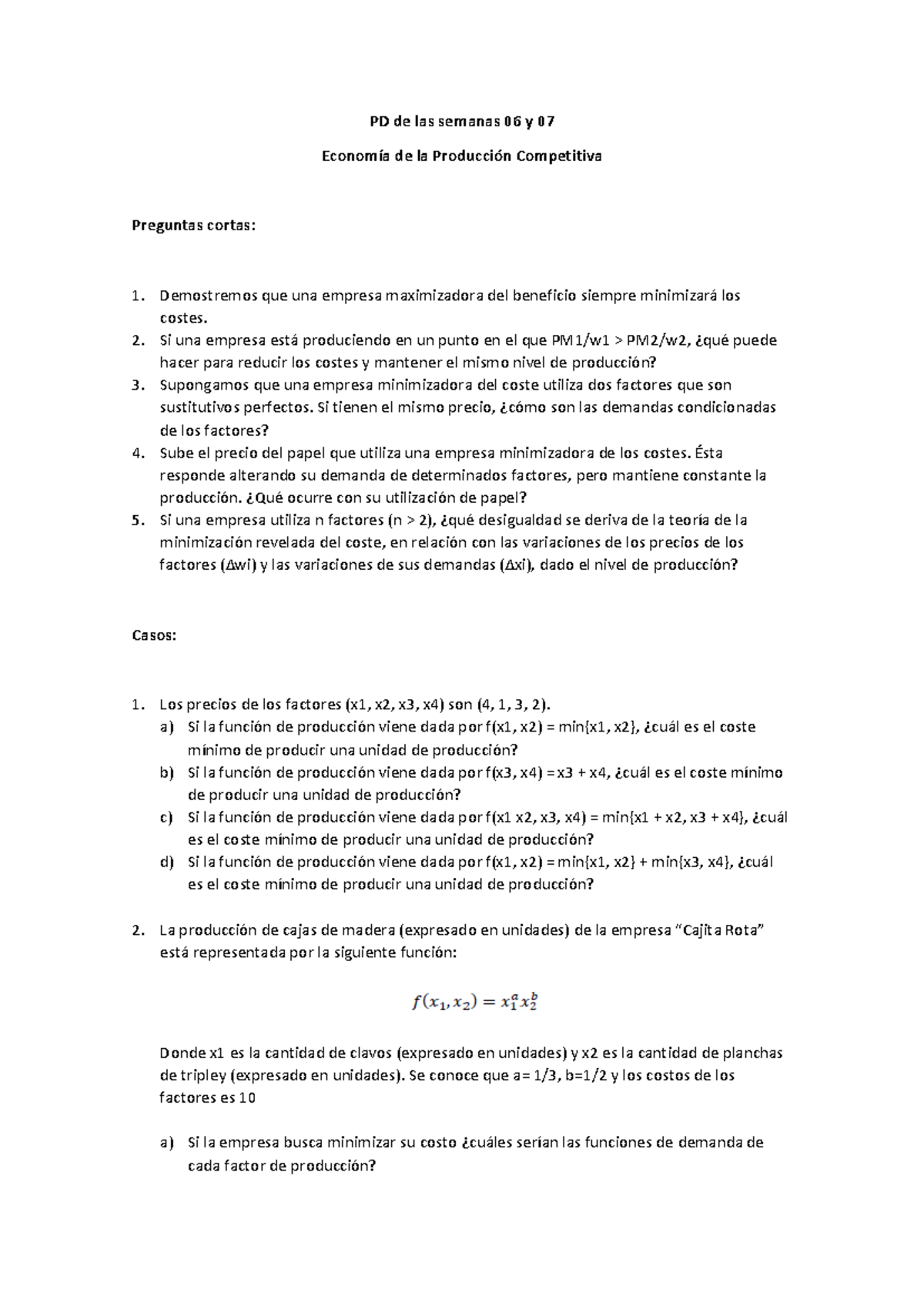 PD semana 06 y 07 - Practica dirigida practica para parcial - PD de las semanas 0 6 y 07 ...