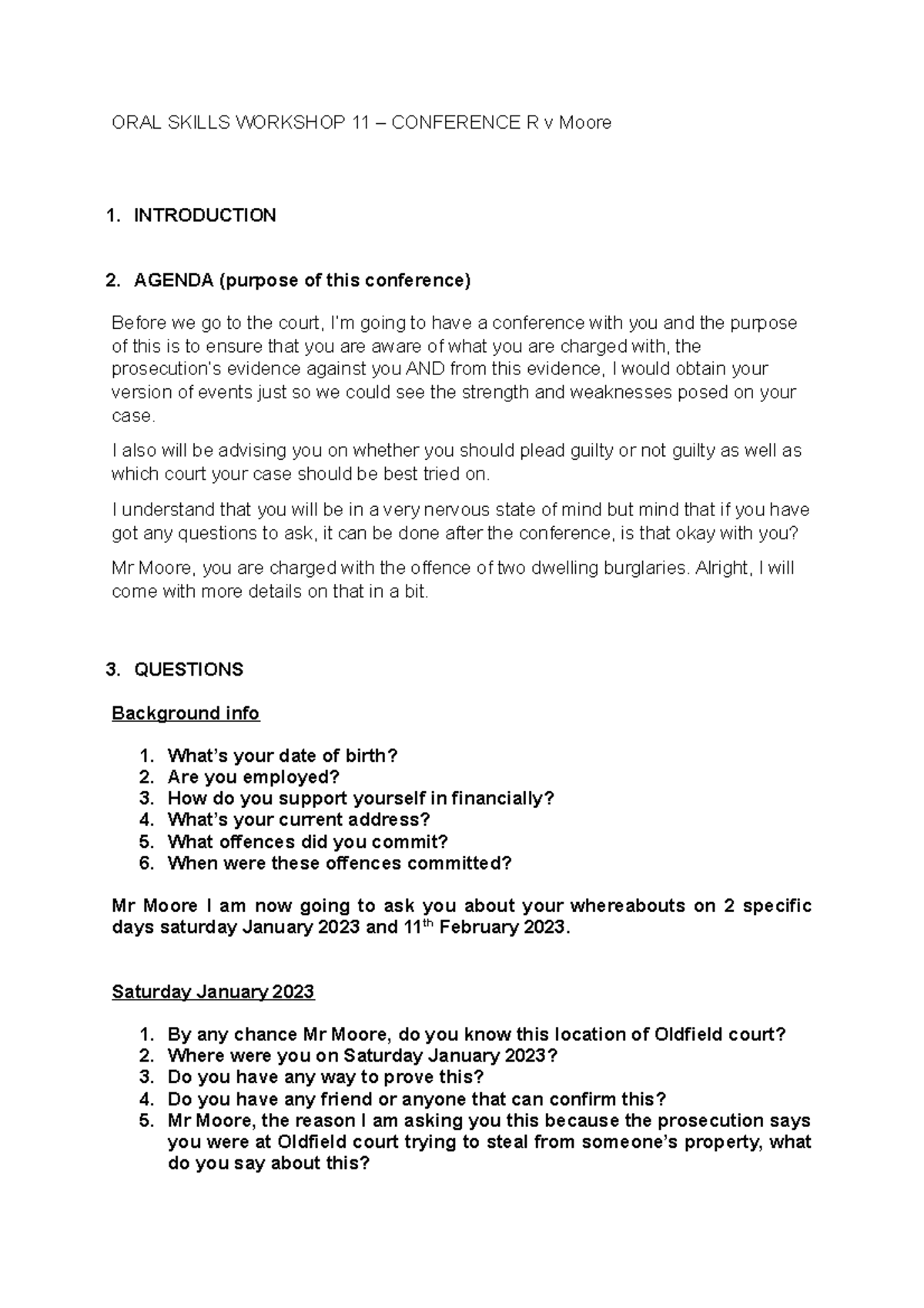 ORAL Skills Workshop 11 conference - ORAL SKILLS WORKSHOP 11 ...
