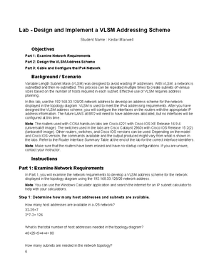 2.9.2 Lab - Basic Switch and End Device Configuration - Lab - Basic Switch and End Device - Studocu