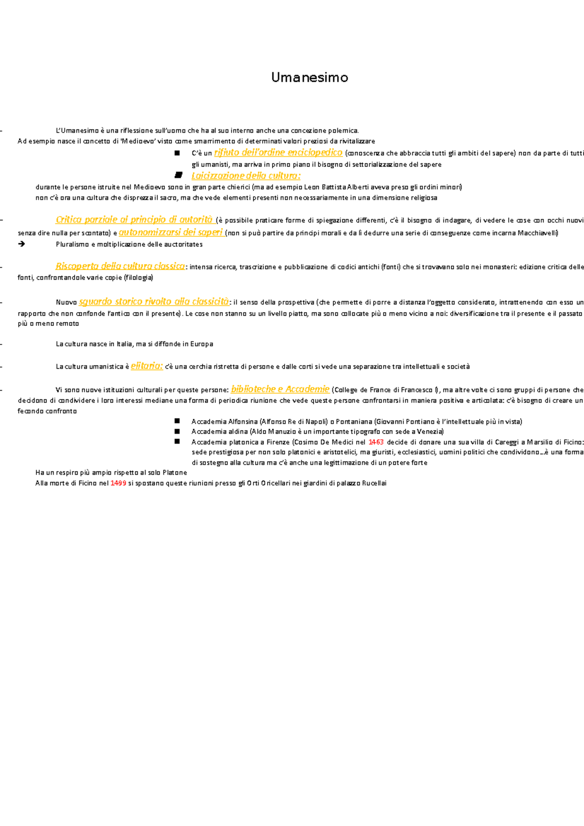 Umanesimo - Umanesimo L’Umanesimo è una riflessione sull’uomo che ha al suo interno anche una ...