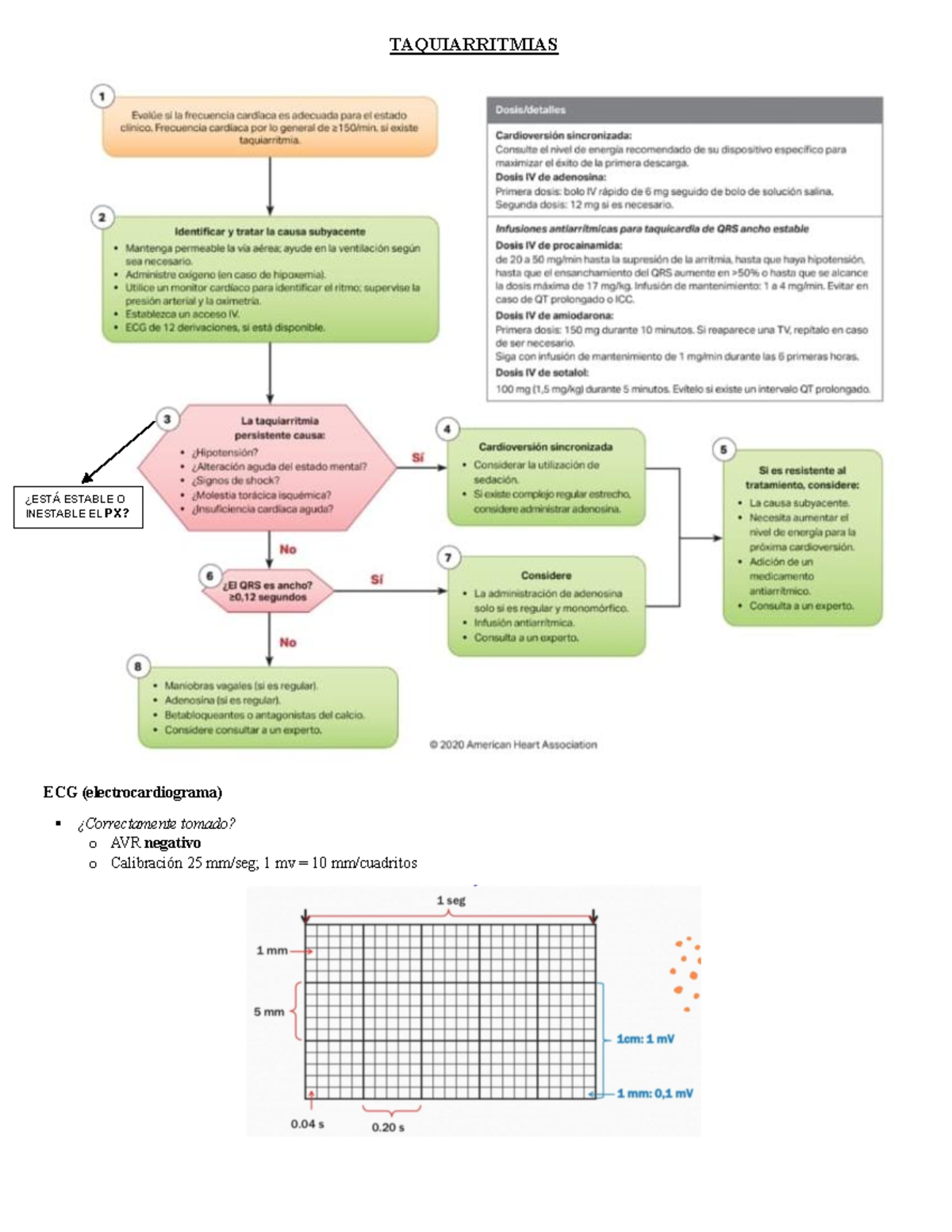 Taquiarritmias Y Bradiarritmias - TAQUIARRITMIAS ECG ...
