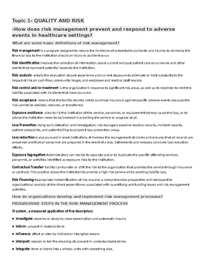 C432 - Passed first attempt - C432 – Healthcare Management and Strategy ...