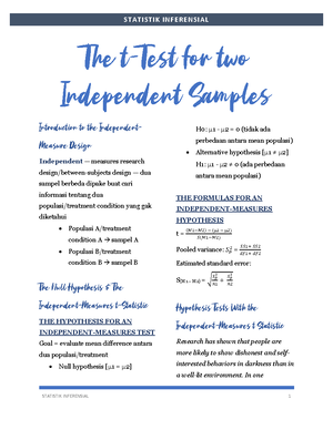 T-Test for Two Related Samples - 1- Test for Two Related Samples ...
