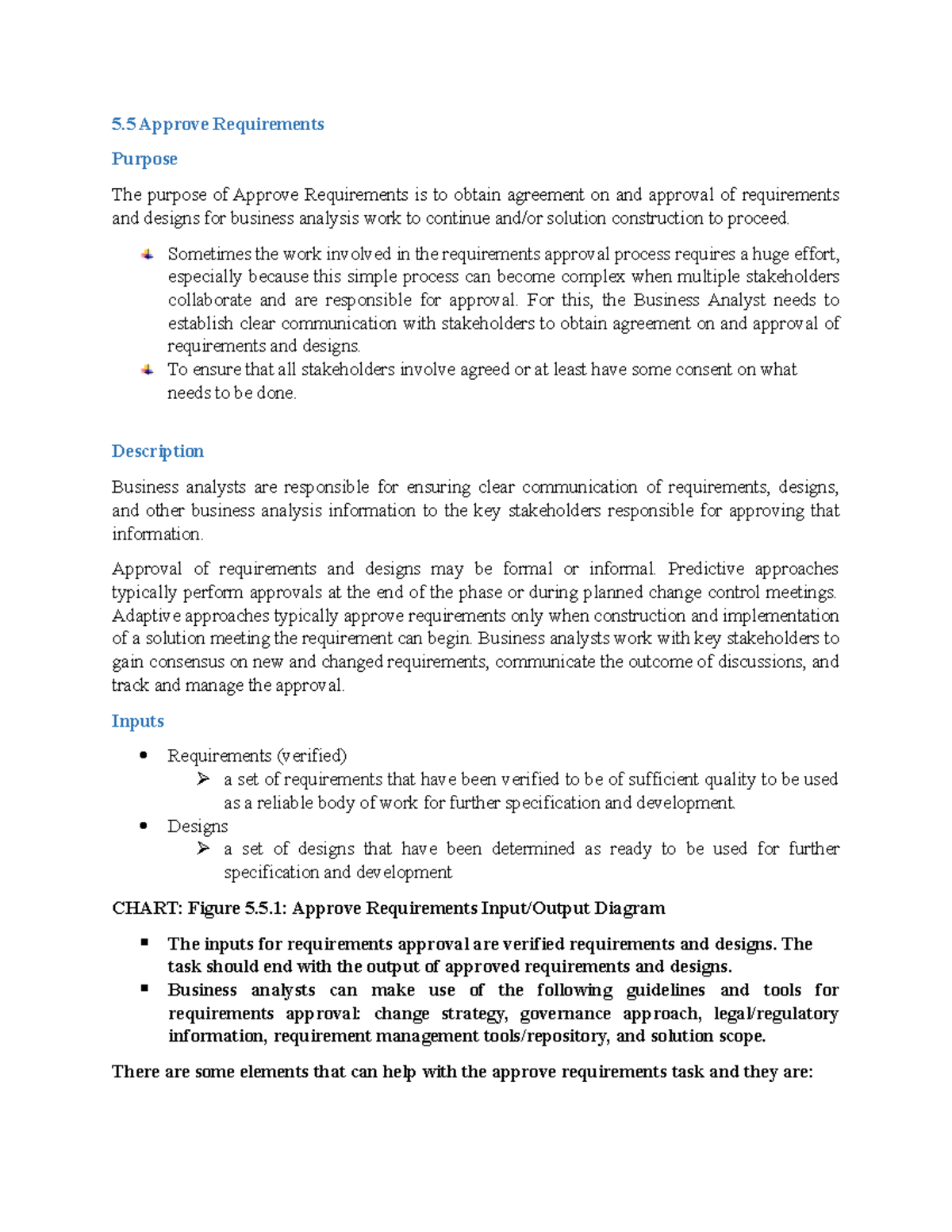 Approve Requirements - notes - 5 Approve Requirements Purpose The ...