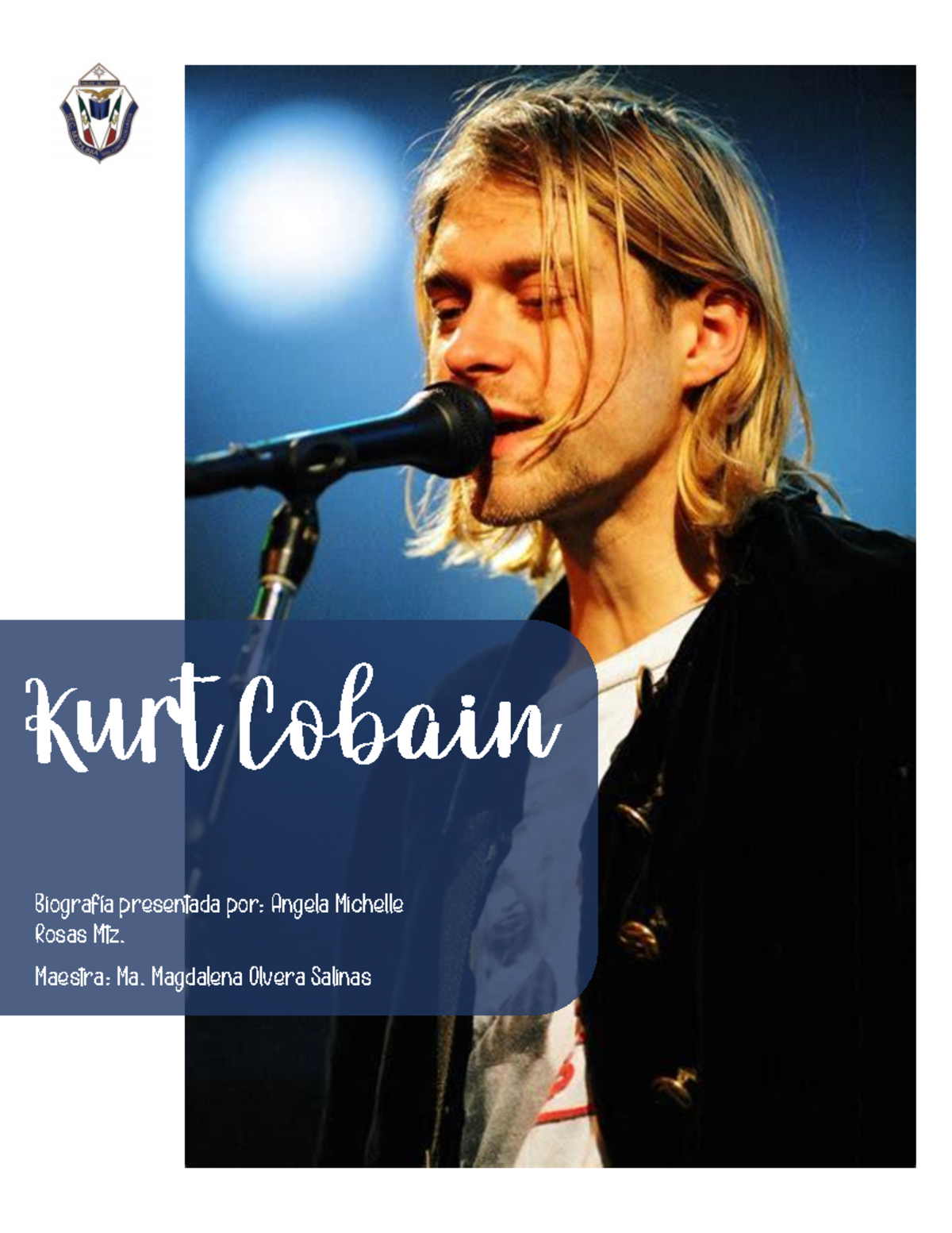 Biografia de Kurt Cobain - BiografÌa presentada por: Angela Michelle ...