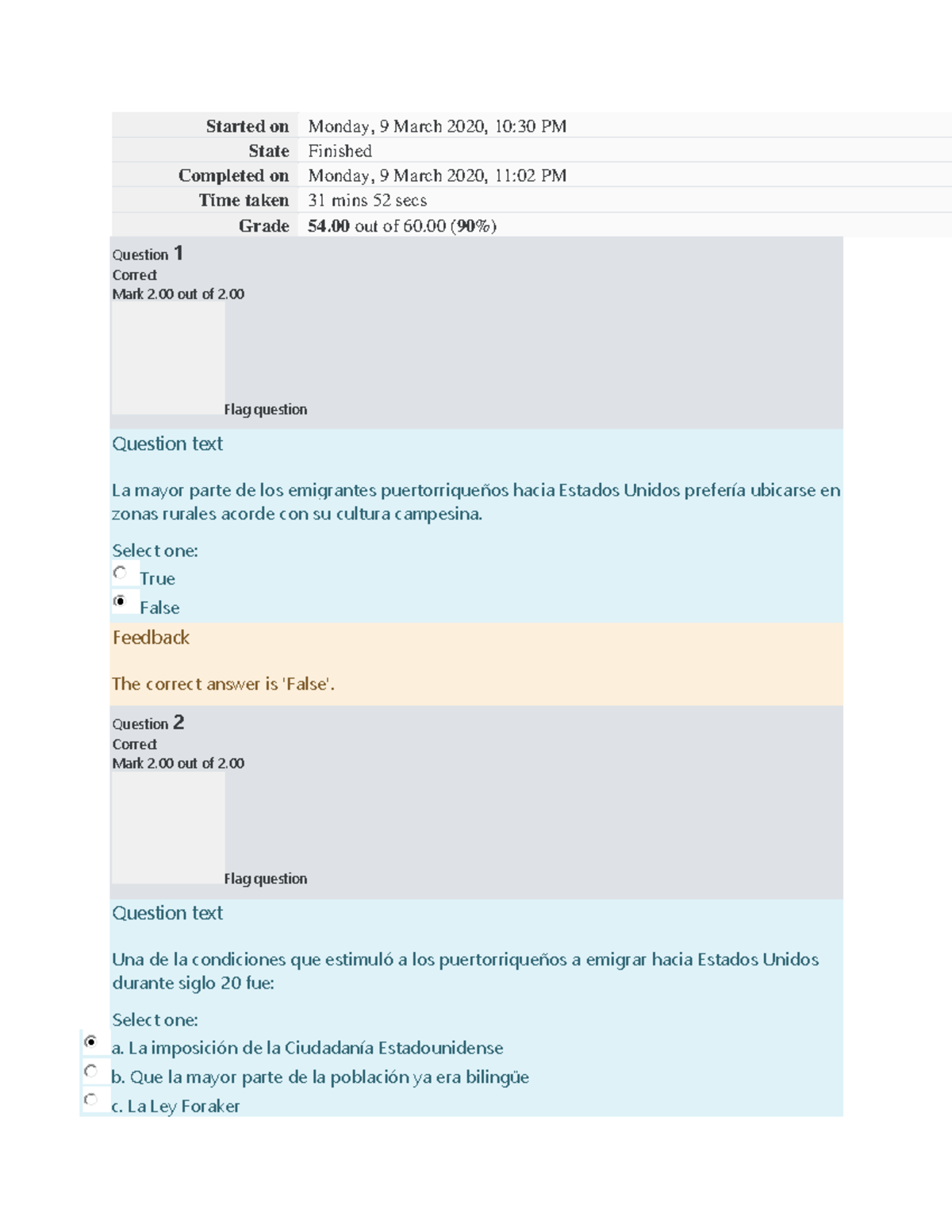 Historia de PR Examen 2, 2019-2020 - Warning: TT: undefined function ...