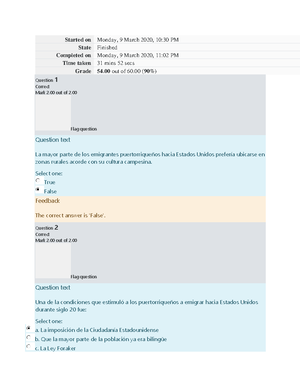 Hist P.R.ss Xviii y XIX Exam Repaso Contestaciones - Universidad de ...