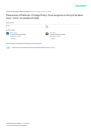 BA Pakistan Studies Compulsory Book PDF - Studocu