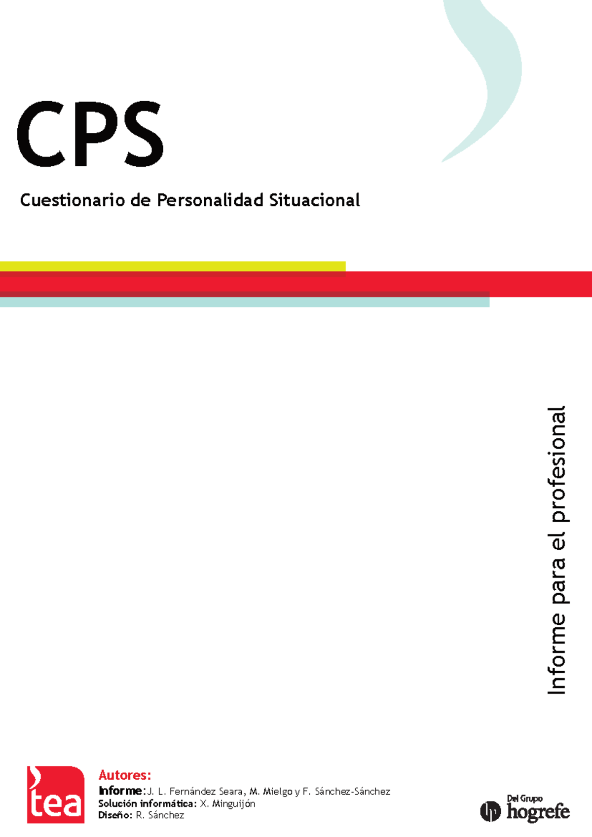 CPS - CPS Cuestionario de Personalidad Situacional Informe para el ...