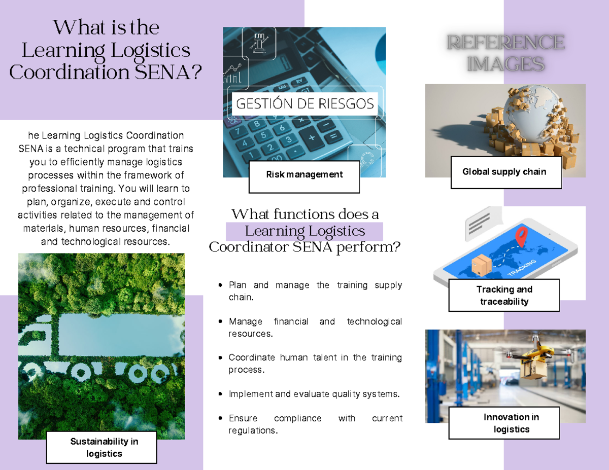 Logistics Coordination- Folleto - What functions does a Learning ...