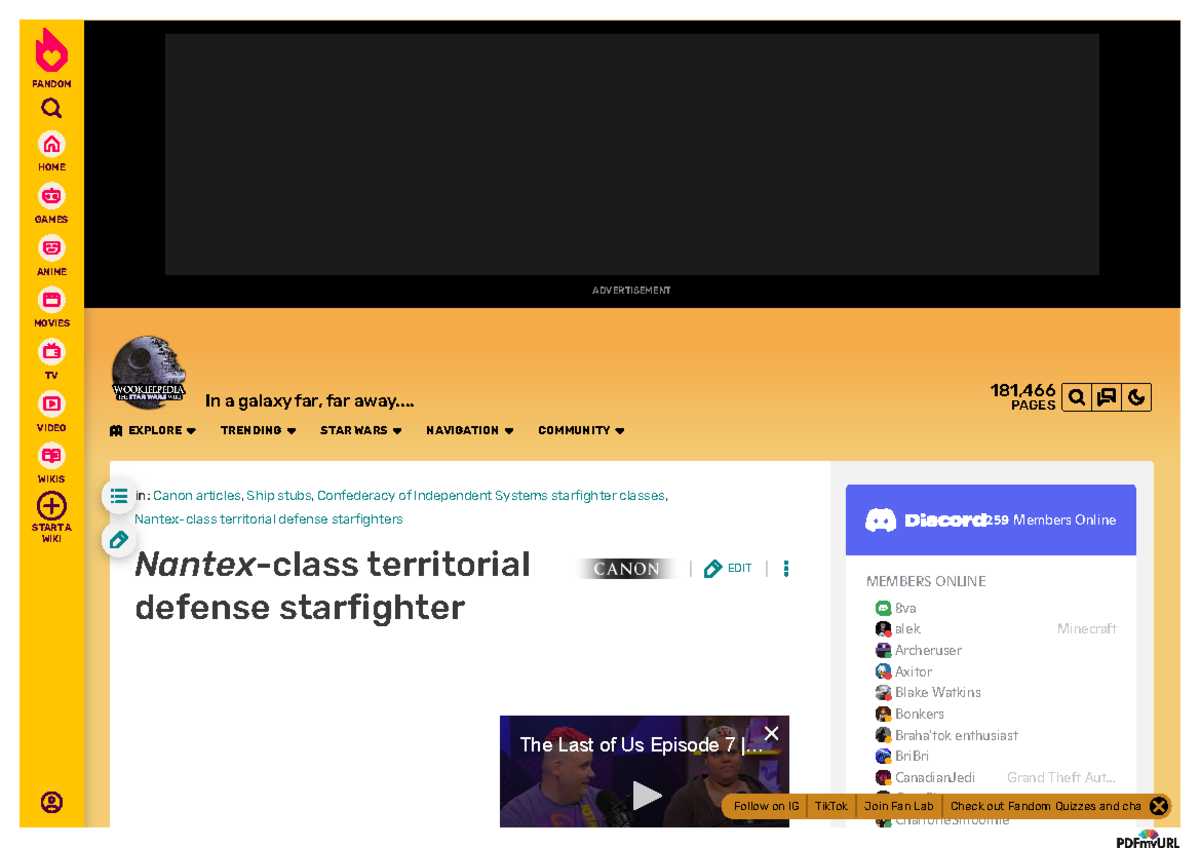 Nantex-class territorial defense starfighter - In a galaxy far, far ...