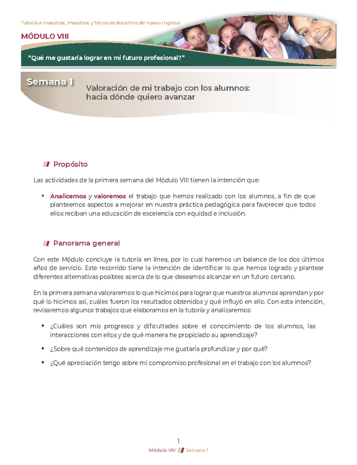 Scfull - TUTORIAS 2021 SEP - MÓDULO VIII 1 “Qué me gustaría lograr en mi futuro profesional ...