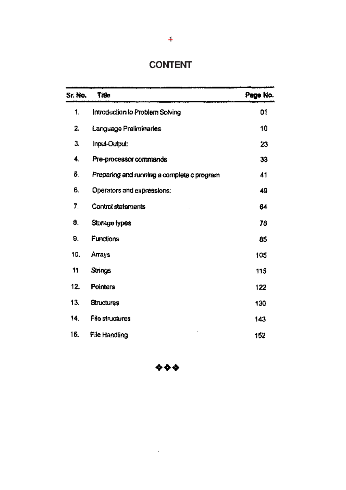 Programming With C Lecture Notes 1 37 1 Content University Of Mumbai Dr Sanjay Deshmukh