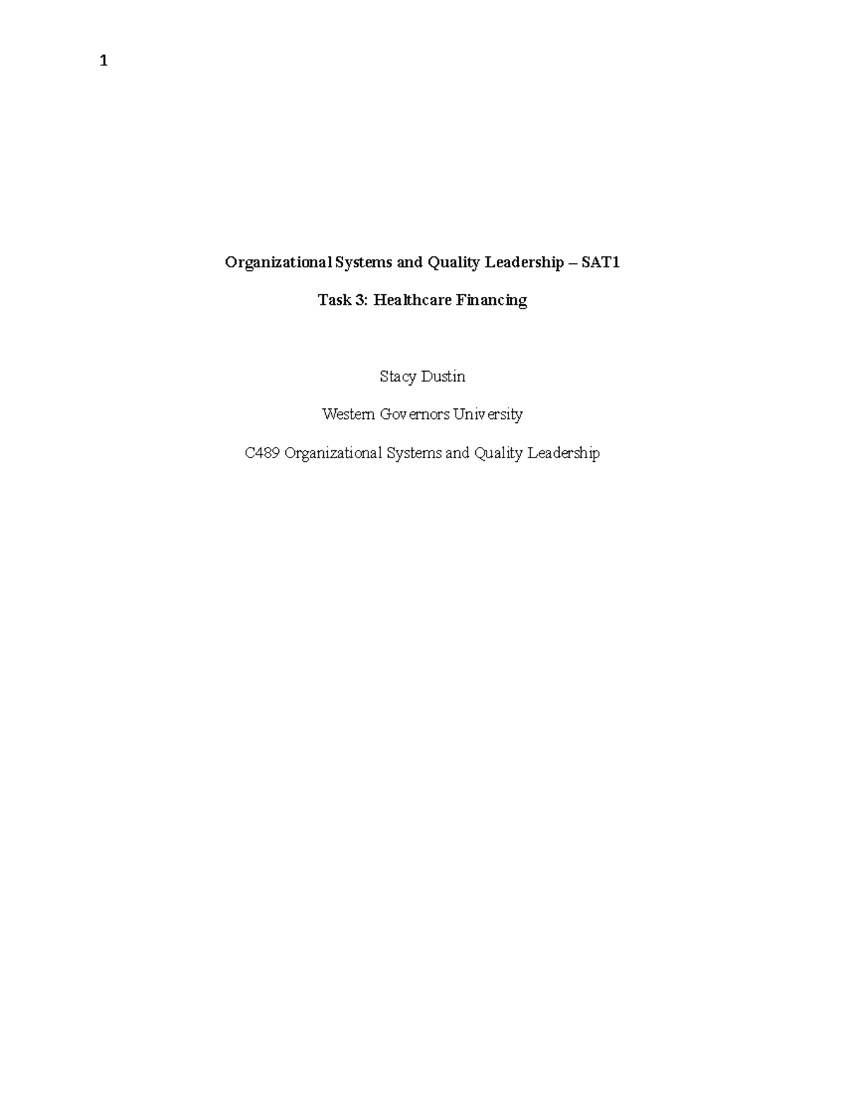 C489 Task 3 Healthcare Financing - C489 - WGU - Studocu C489 Task 3 Healthcare Financing - C489 - WGU - Studocu