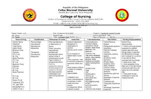 Drug-Study-Lithium - drug study, pharmacodynamics, etc - DRUG STUDY ...