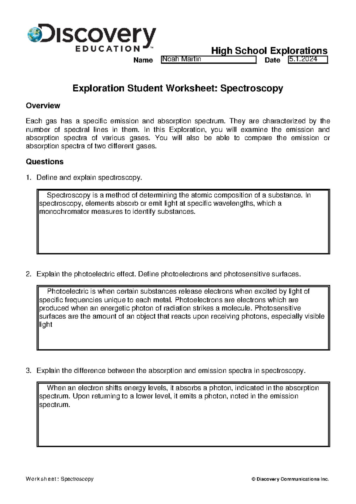 Assign ment 56 - uhh i forgot which one but im sure its spectroscopy ...