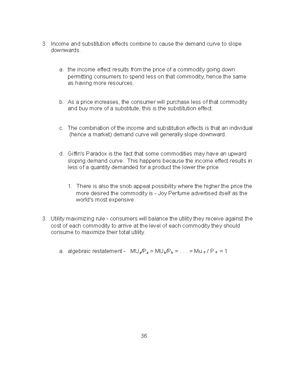 Introduction to Microeconomics - Income and substitution effects ...