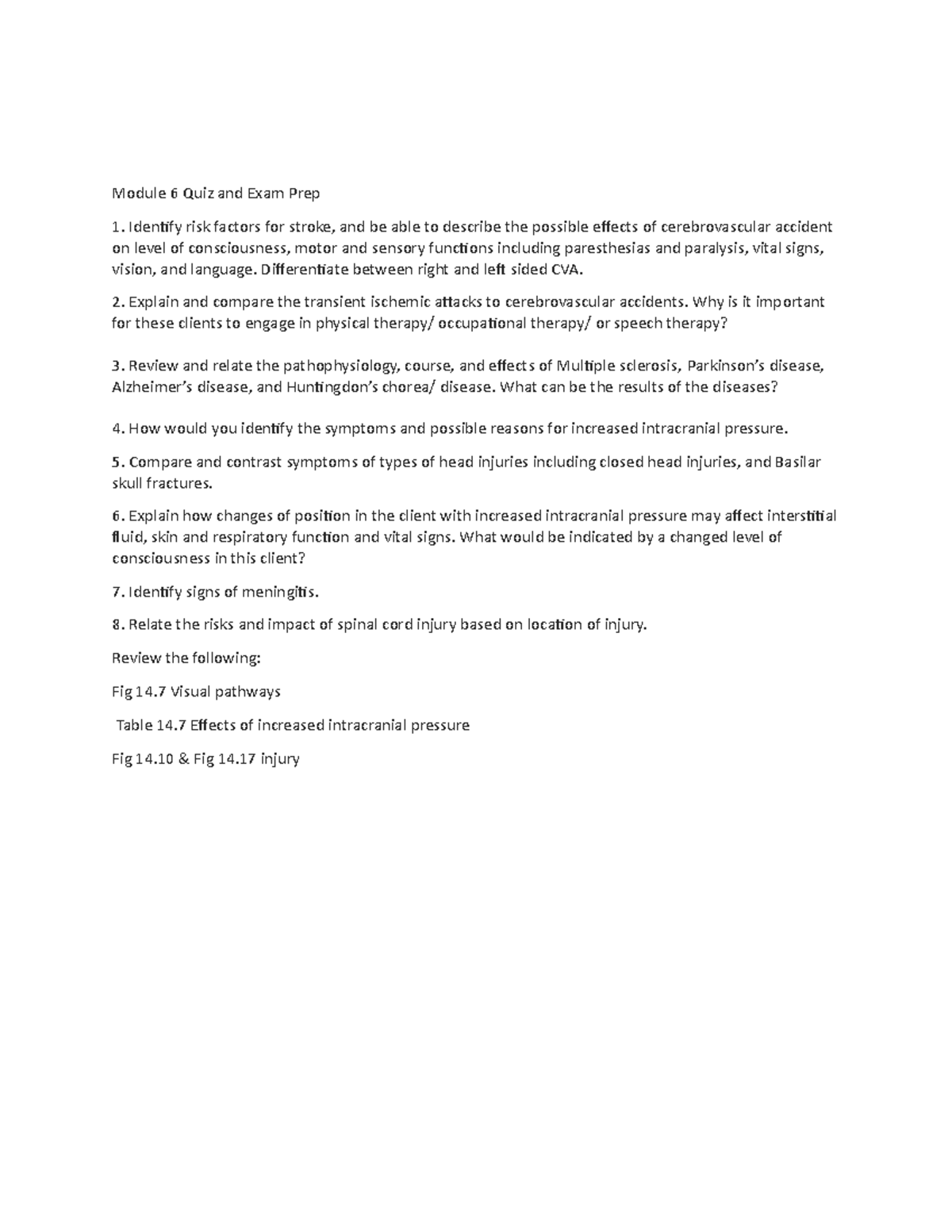 Module 6 Quiz and Exam Prep - Module 6 Quiz and Exam Prep Identify risk ...