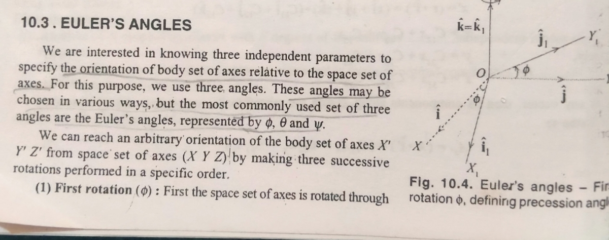 Euler's angles - essay - Physics - Studocu