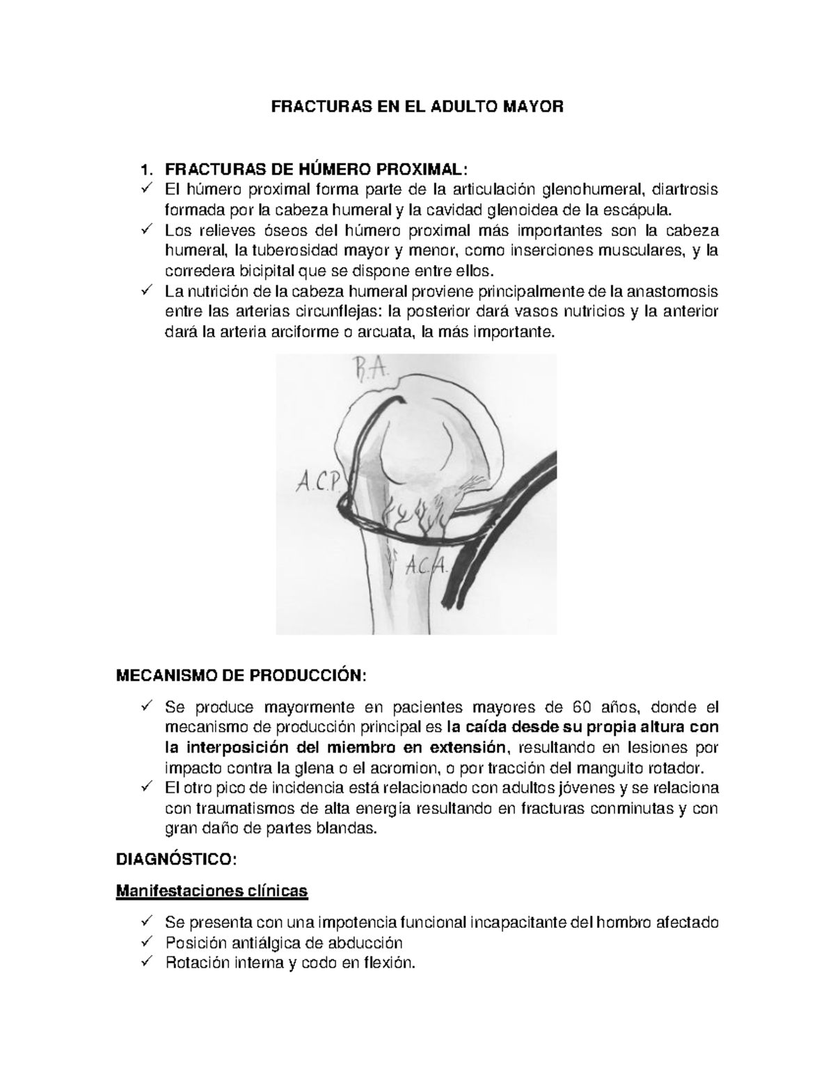 Fracturas EN EL Adulto Mayor - FRACTURAS EN EL ADULTO MAYOR 1 ...