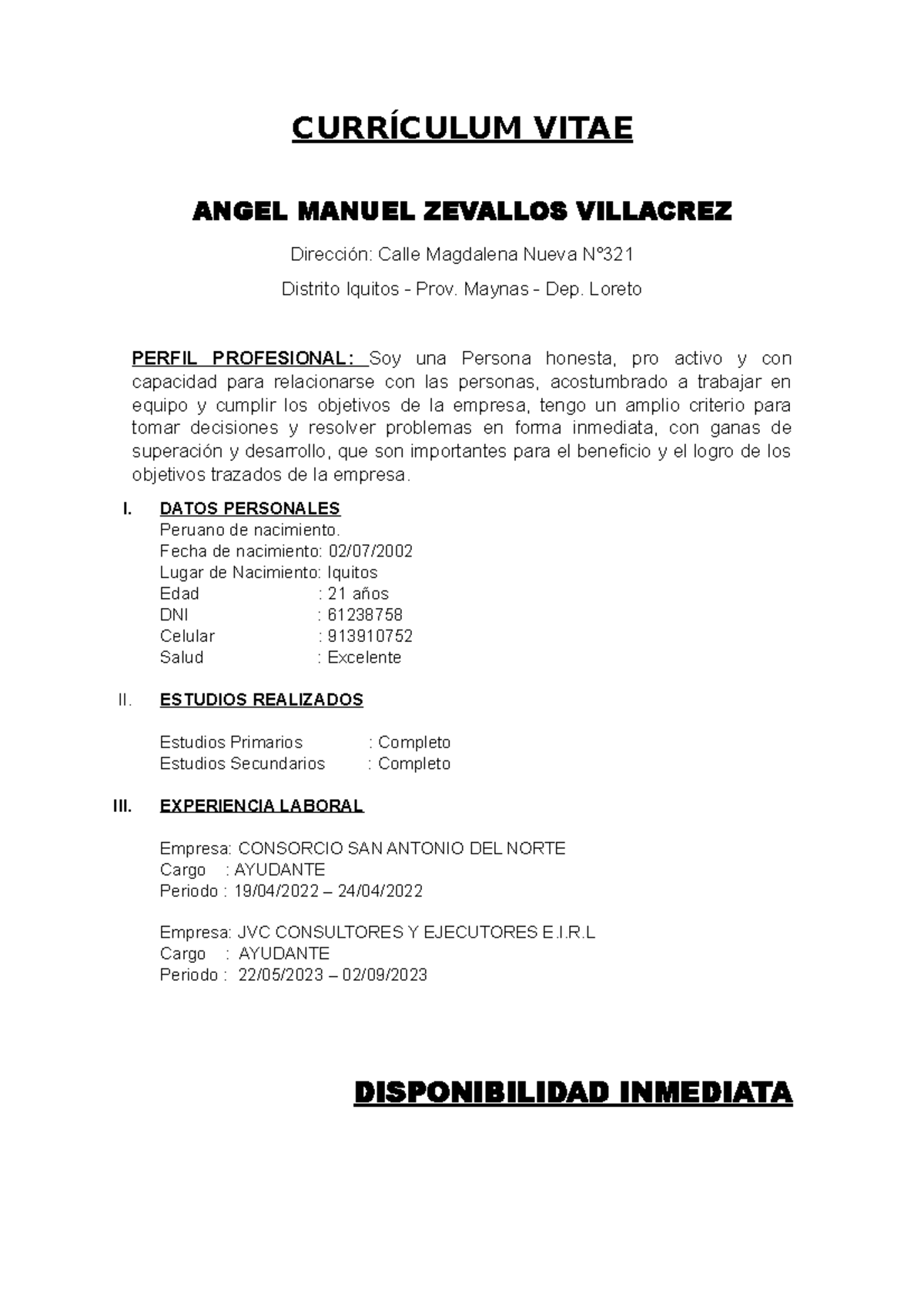 Documento (1) - TEMAS IMPORTANTES - CURRÍCULUM VITAE ANGEL MANUEL ...