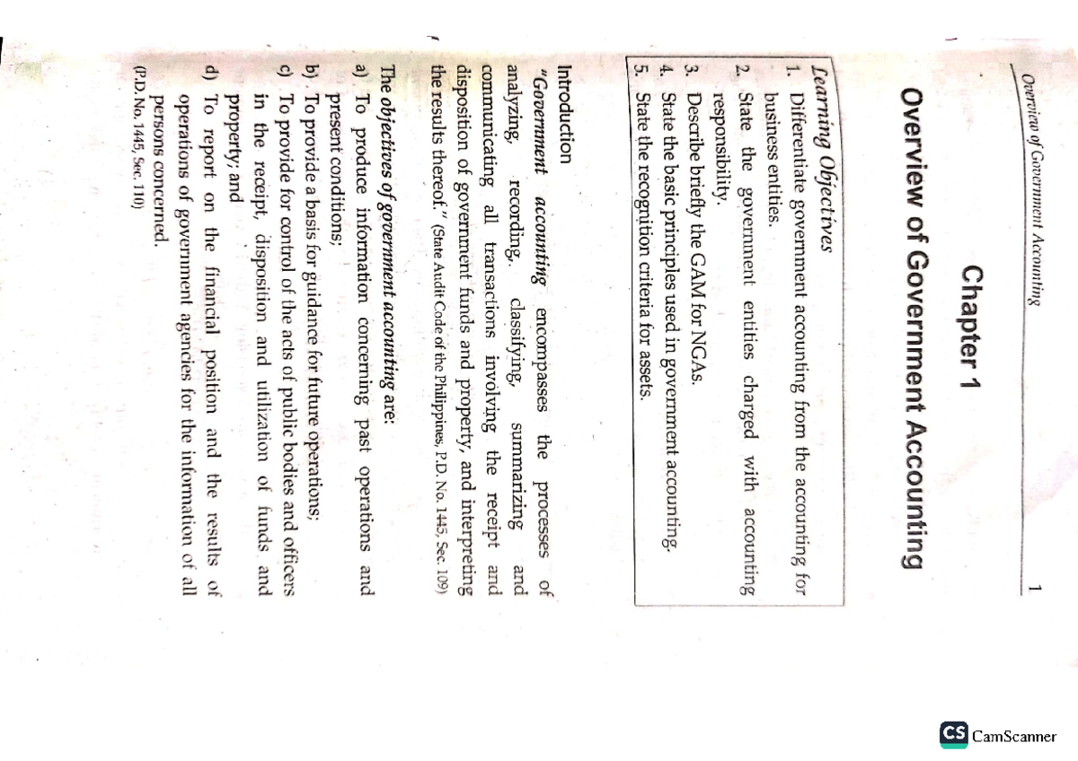 ACC111 Chapter 1-3 - 2021-2022 - BS Accountancy - Araullo - Studocu