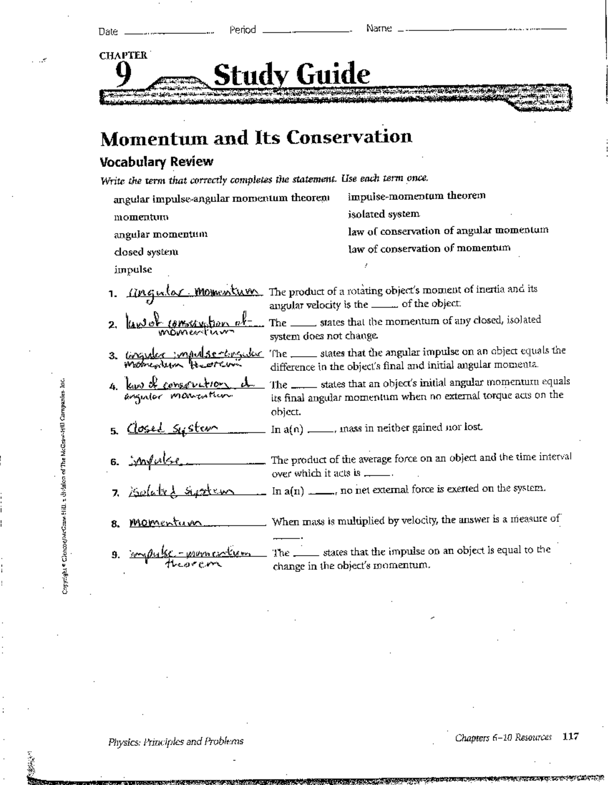 Physics Study Guide Answer Key - Studocu