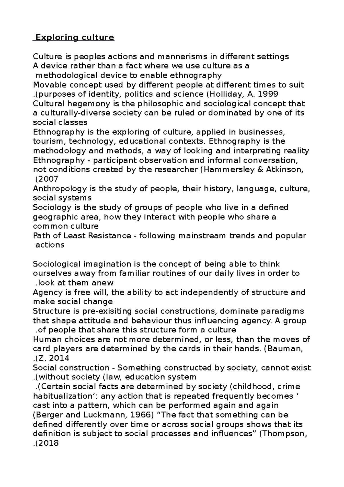 Exploring culture - Exploring culture Culture is peoples actions and ...