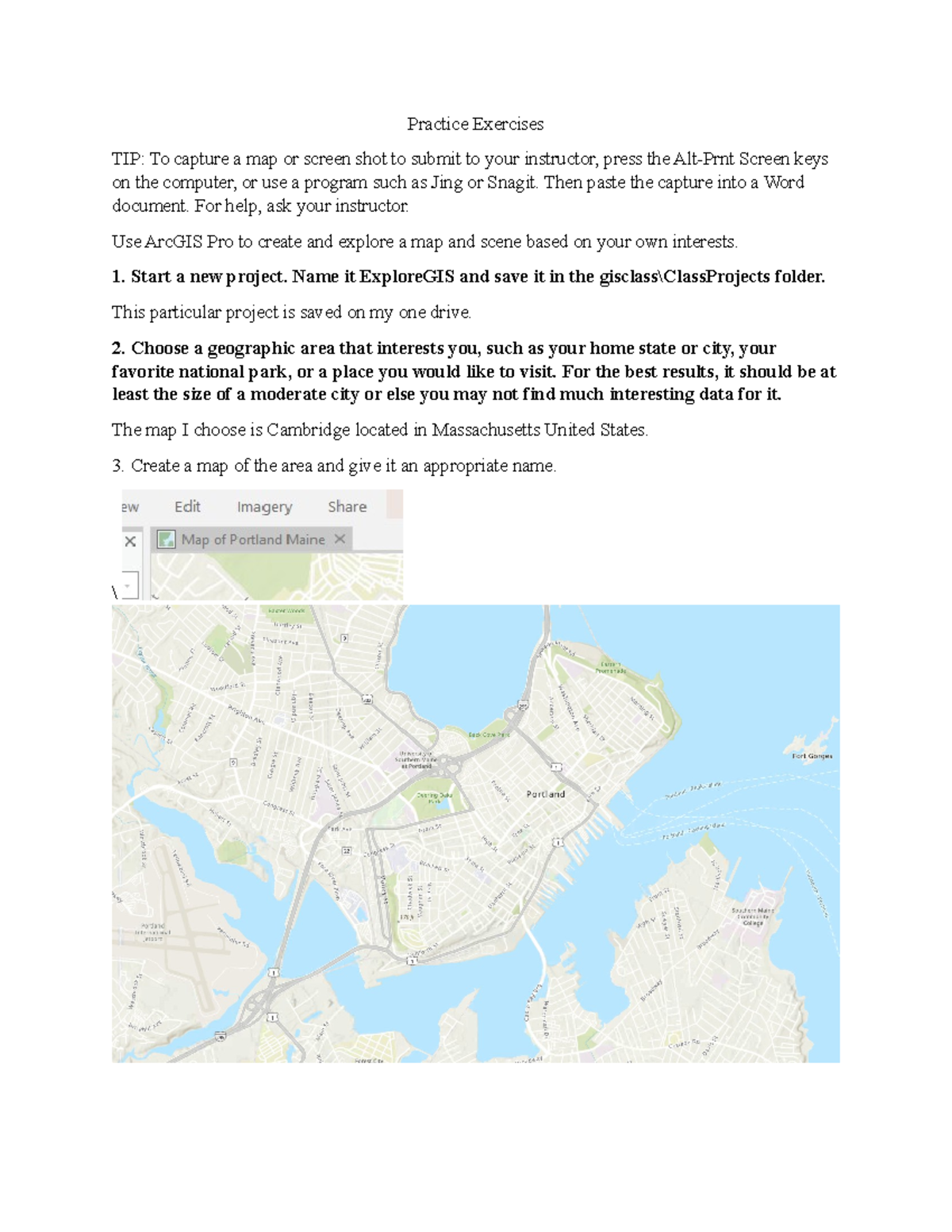 IT 242 Extercise 1 Module 1 - GBCC CIS227L - Practice Exercises TIP: To ...