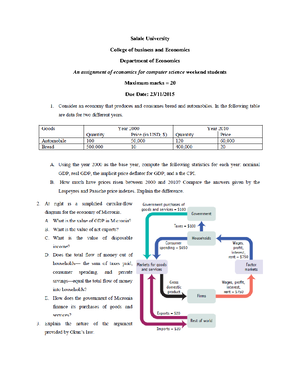 Macro I module-1 - MACROECONOMICS I ECON- 2031 MODULE February, 20 23 ...