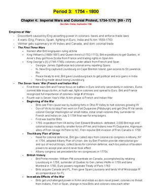 E. Period 2 (1607-1754) Primary Doc Activity - “Our Plantation Is Very ...