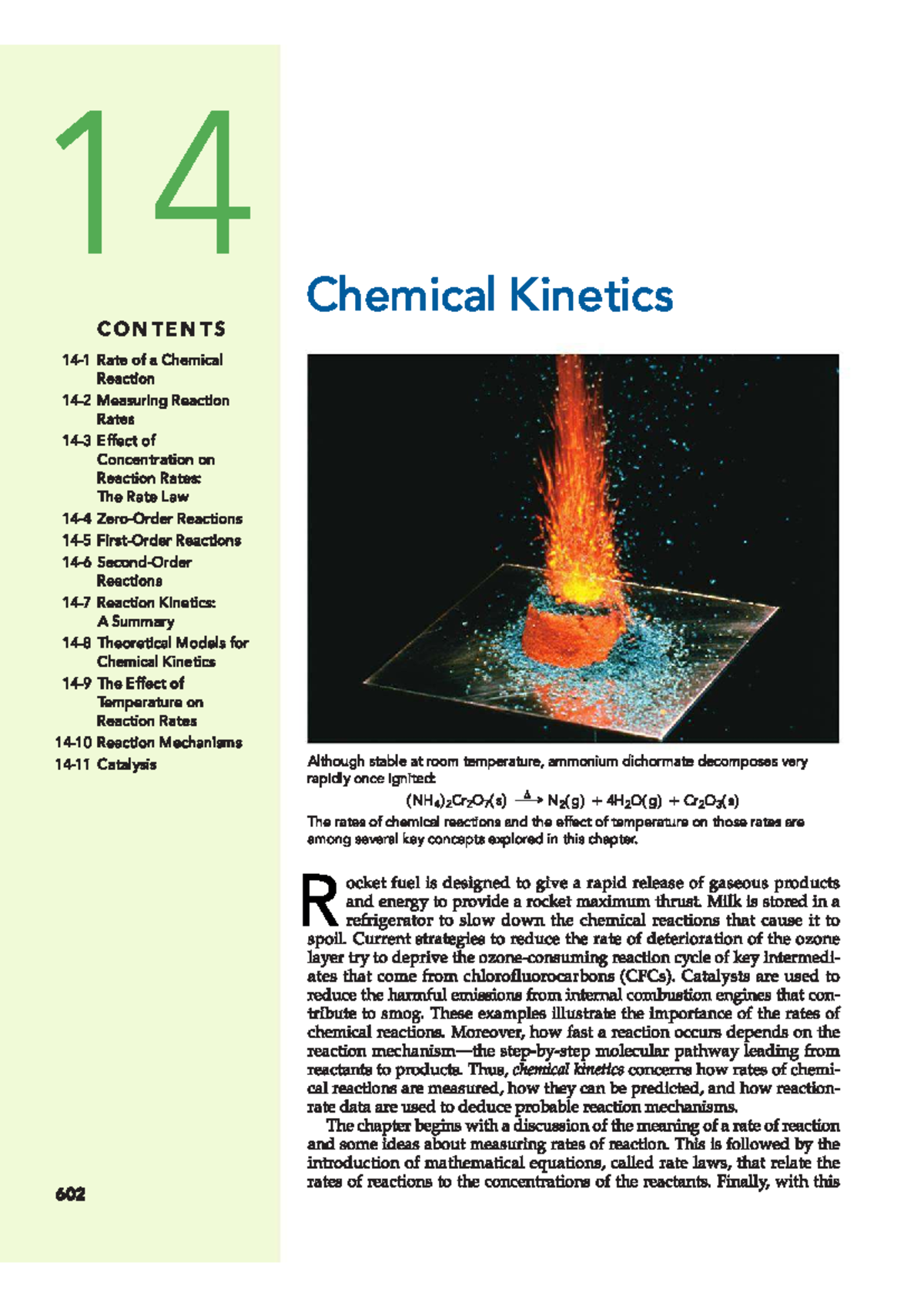 Chapter 14 petrucci - General Chemistry - Studocu