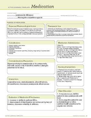 Calcium carbonate (Tums) - ACTIVE LEARNING TEMPLATES THERAPEUTIC ...