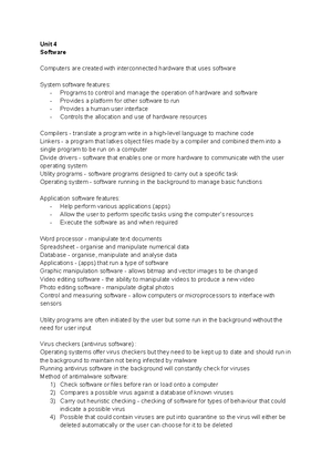 Comp sci paper 2 - Unit 3 Network Hardware Every device that connects to the internet requires a ...