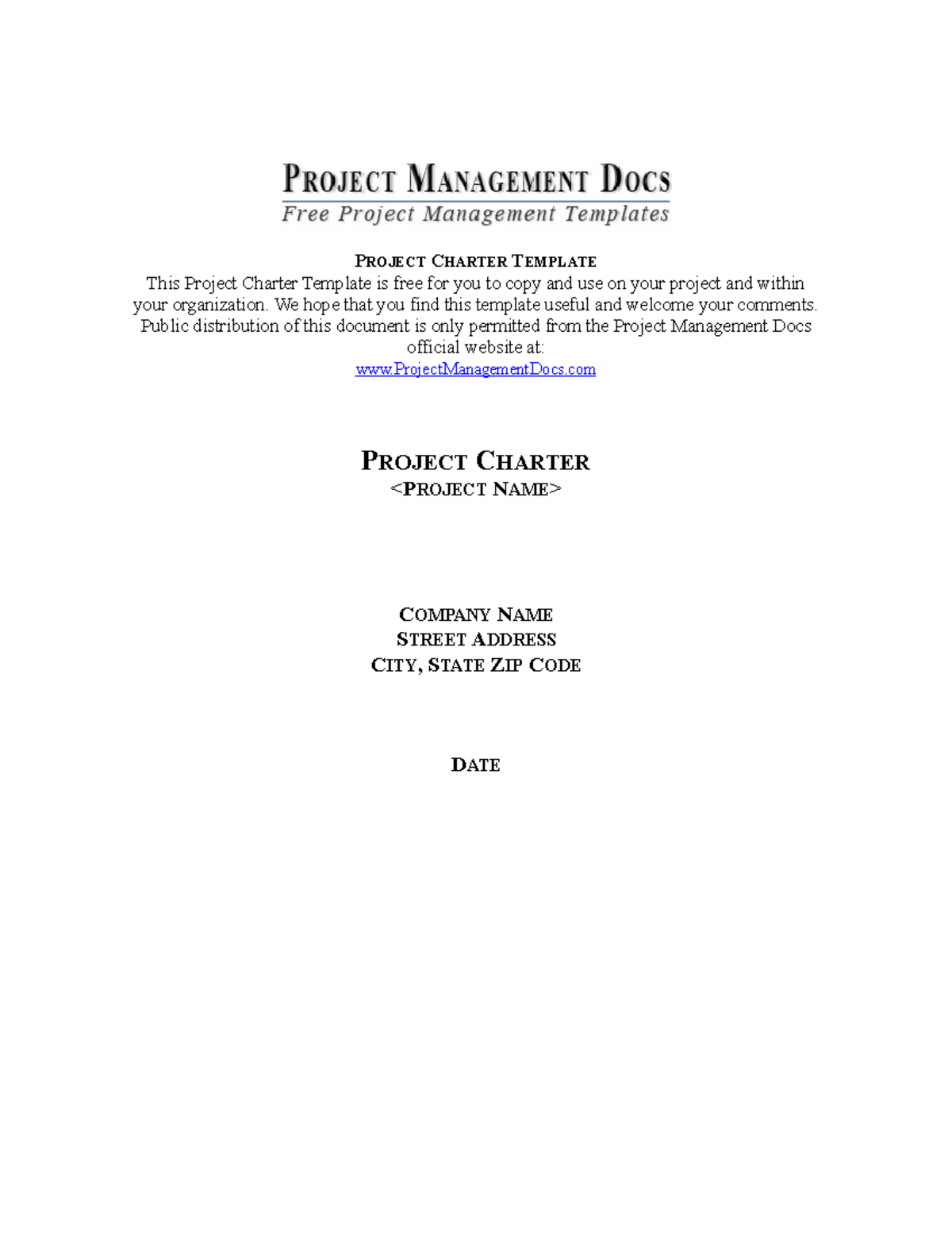 Project-on using data analysis tool - This Project Charter Template is ...