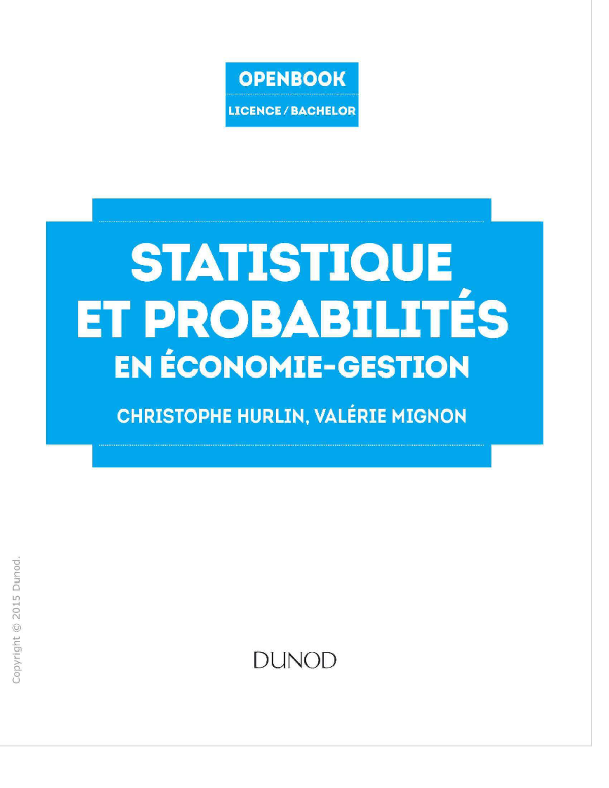Statistique ET Probabilite EN Economie Gestion - Introduction aux ...