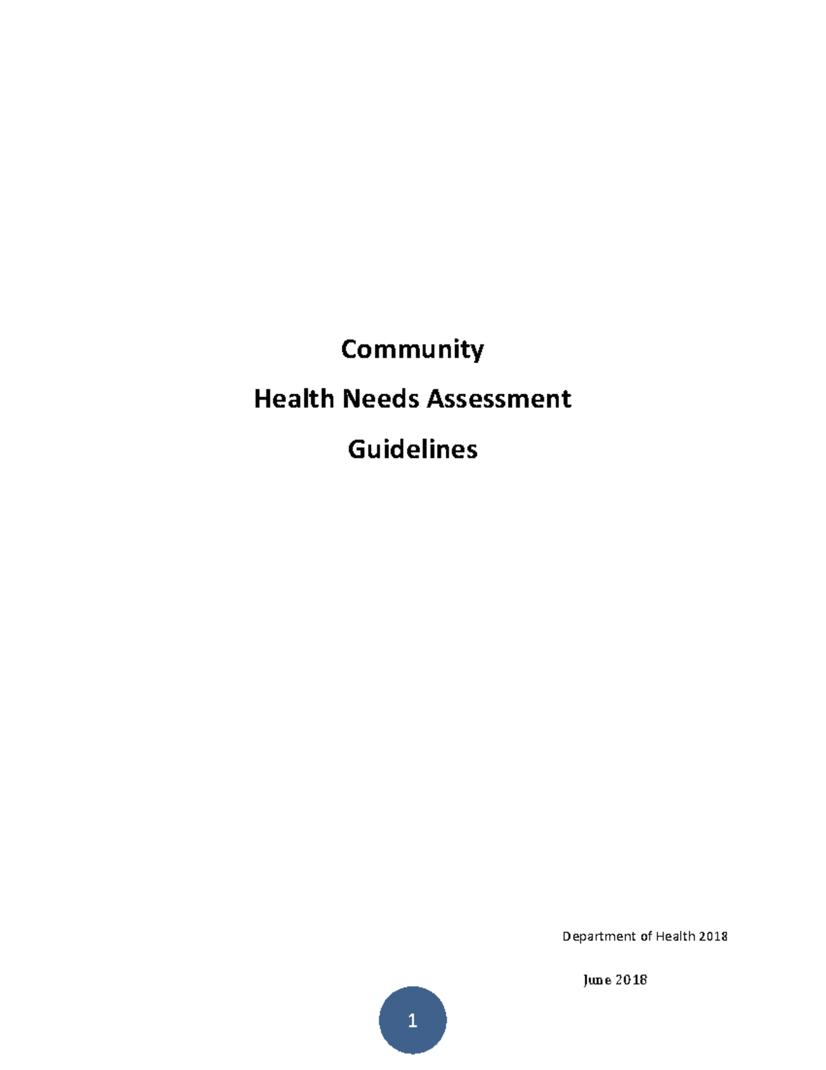Community Health Need Assessment guidelines final june 2018 - June 2018 ...